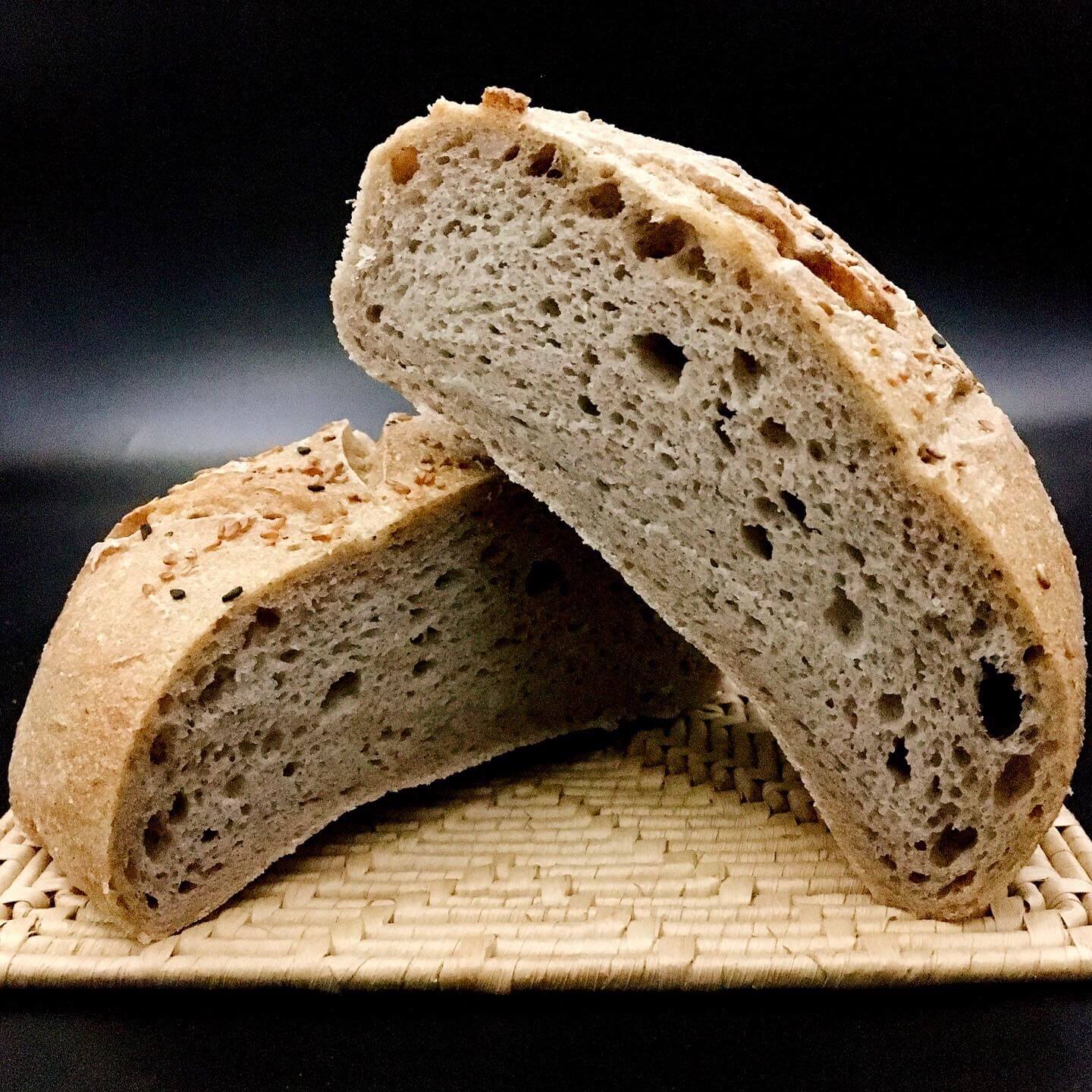 Pan de Masa Madre Integral Libre de Gluten y Vegano - Boa vida